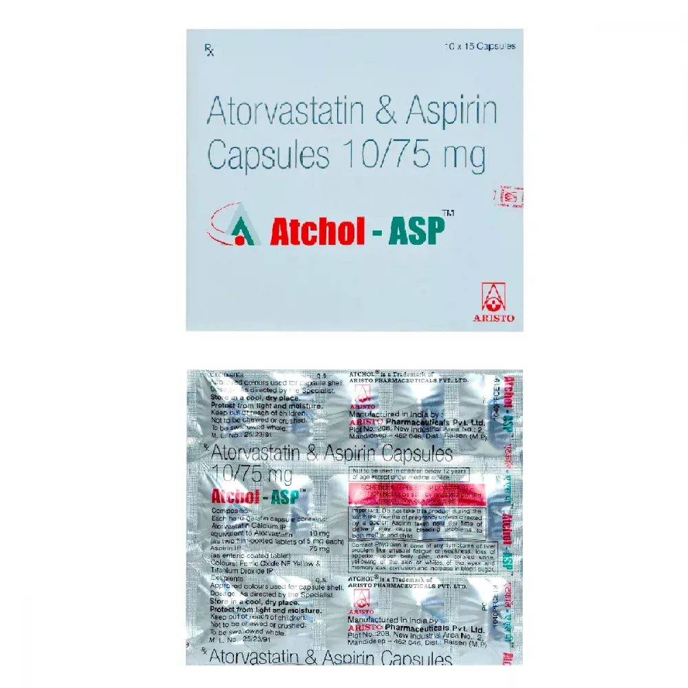 Atchol ASP Capsule (10mg/75mg) (15caps) | Buy on Healthmug