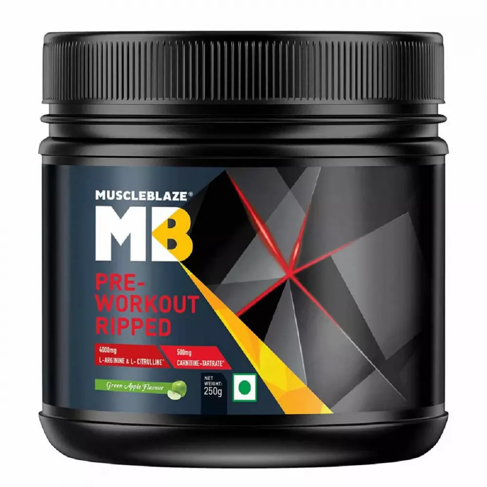 Buy Muscleblaze Pre Workout Ripped Pre Workout - 10% Off! | Healthmug