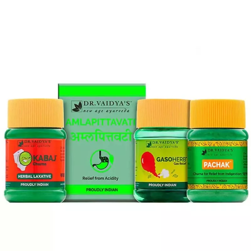 Buy Dr Vaidyas Amlapittavati Pills Gasoherb Capsules Pachak Churna Herbocharm Powder Ayurvedic Medicines 10 Off Healthmug