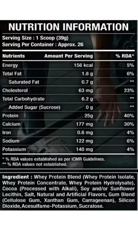 Buy Doctor's Choice 3 whey Fusion Whey Protein - 10% Off! | Healthmug